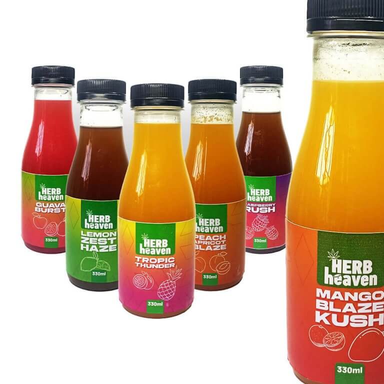 Cannabis Fruit Juices 100mg | Herb Heaven | Cafe420